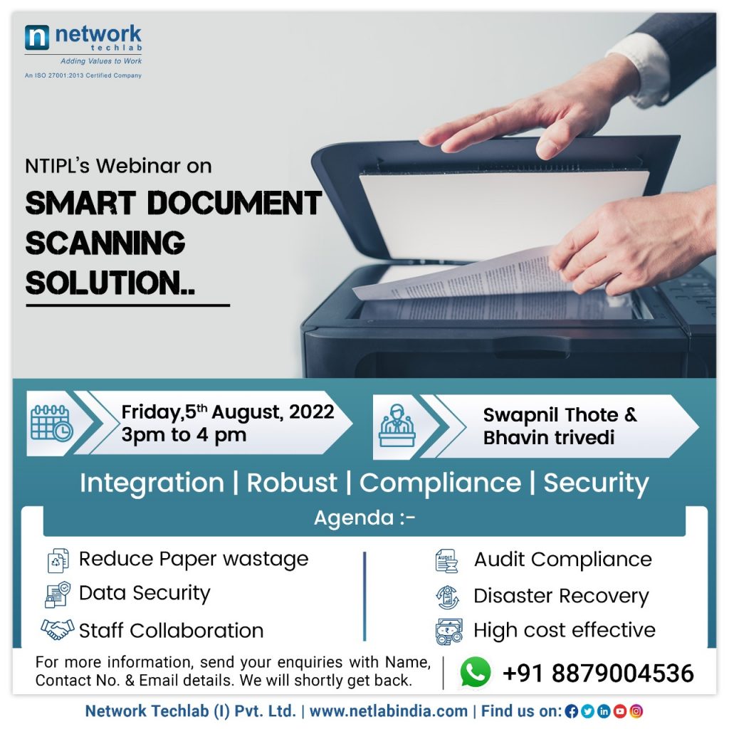 NTIPL’s Webinar on DSS | Network Techlab